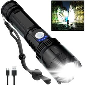 BERCOL Rechargeable Flashlights High Bright Led Flash Light