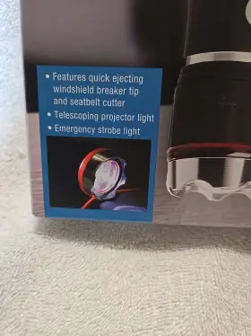 BROOKSTONE 10-IN-1 Emergency Flashlight Tool Must Safety