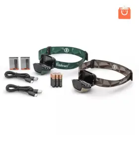 BUSHNELL 21314 Headlight Dual Power Usbrechargeable Head