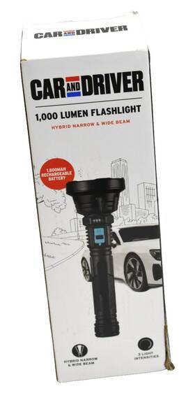 CAR AND DRIVER Flashlight Hybrid Beam Rechargeable