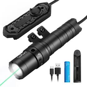 GOPLANT GP-FL02 Tactical Flashlight Aircraft Led Weapon Mlok