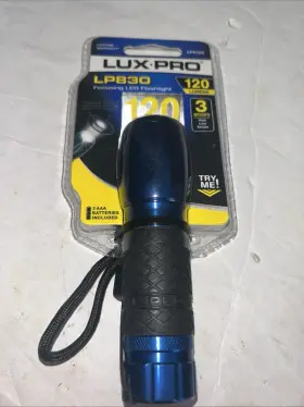 LUX.PRO LP830C Focusing Led Flashlight Beam Water Batt