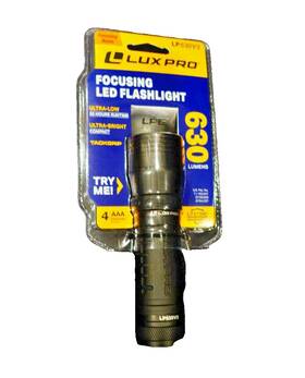 LUXPRO LP630V3 Focusing Led Flashlight Batteries