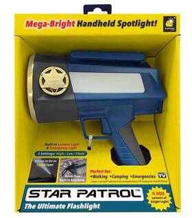 STAR Patrol Bright Rechargeable Spotlight Emergency