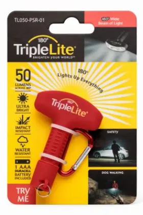 TRIPLELITE TL050-PSR-01 Led Flashlight Keychain 851048007229
